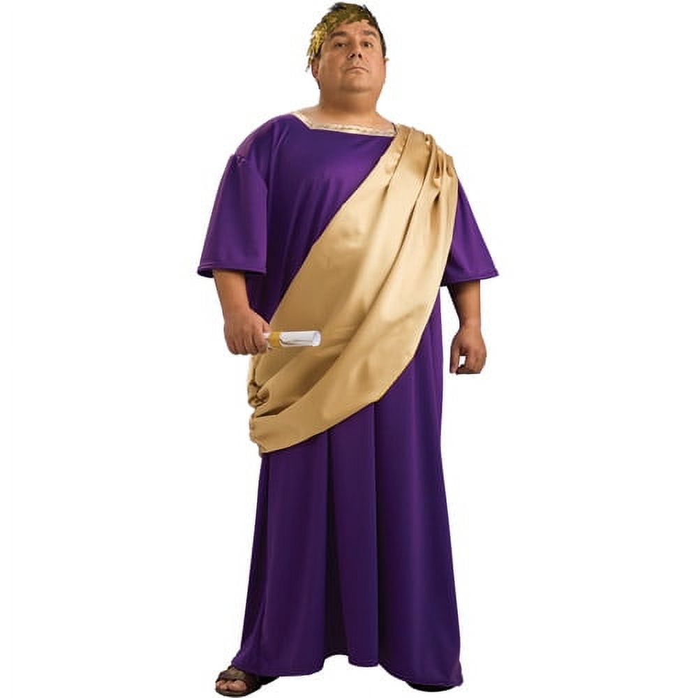 Men's Full Figure Caesar Roman Century Senator Costume - Walmart.com