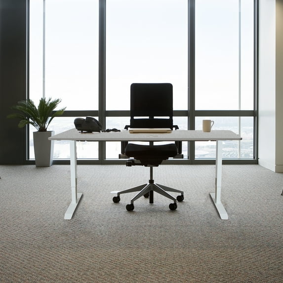 Caesar Hardware A-57A Ergonomic 57-in 3 Memory Buttons LED Electric Automatic Height Adjustable ...