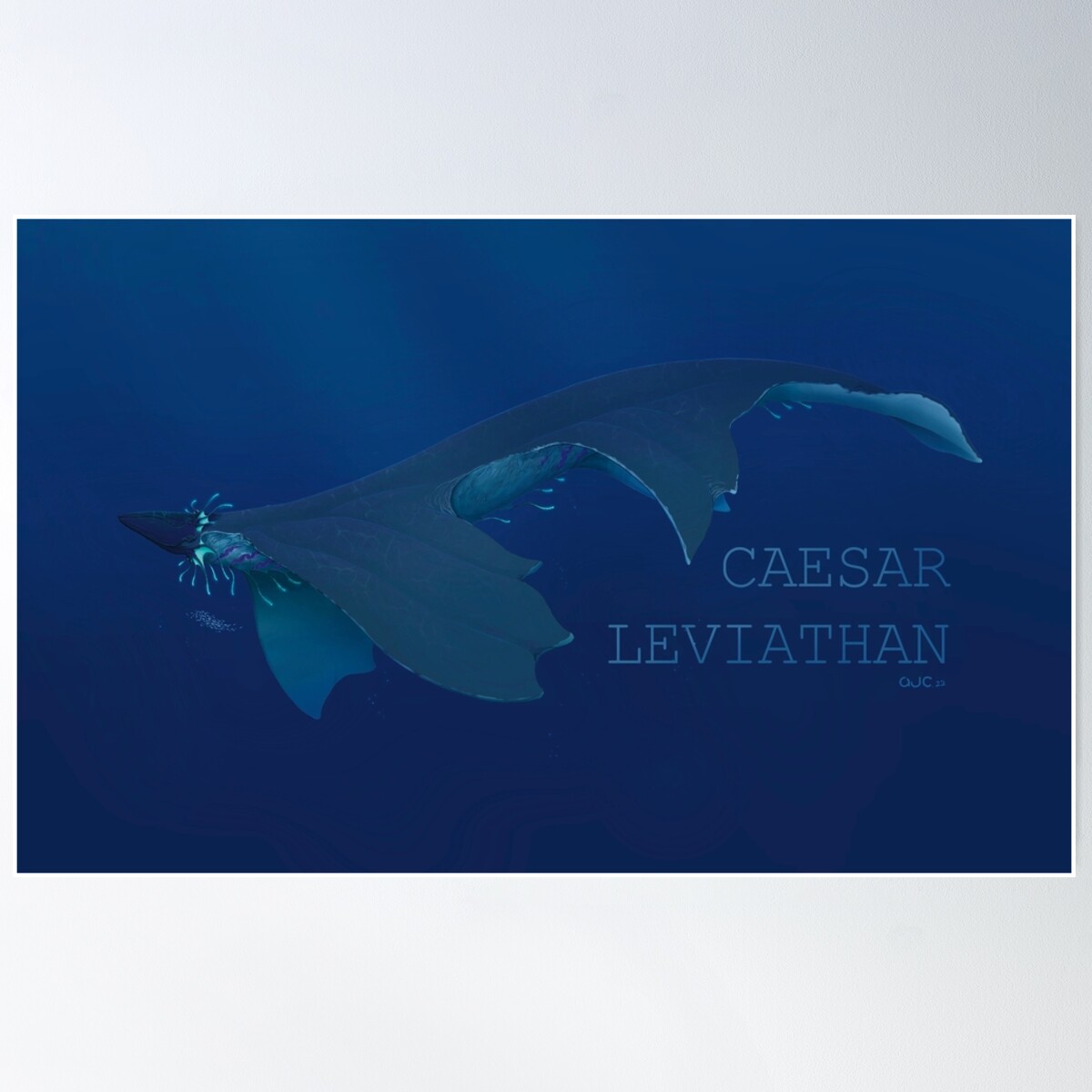 Caesar Leviathan Poster Wall Art, Modern Wall Decor For Living Room ...