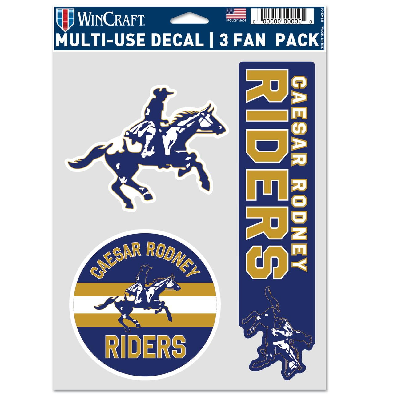 Caesar Rodney High School 5" x 7.75" 3 Pack Fan Decal - Walmart.com