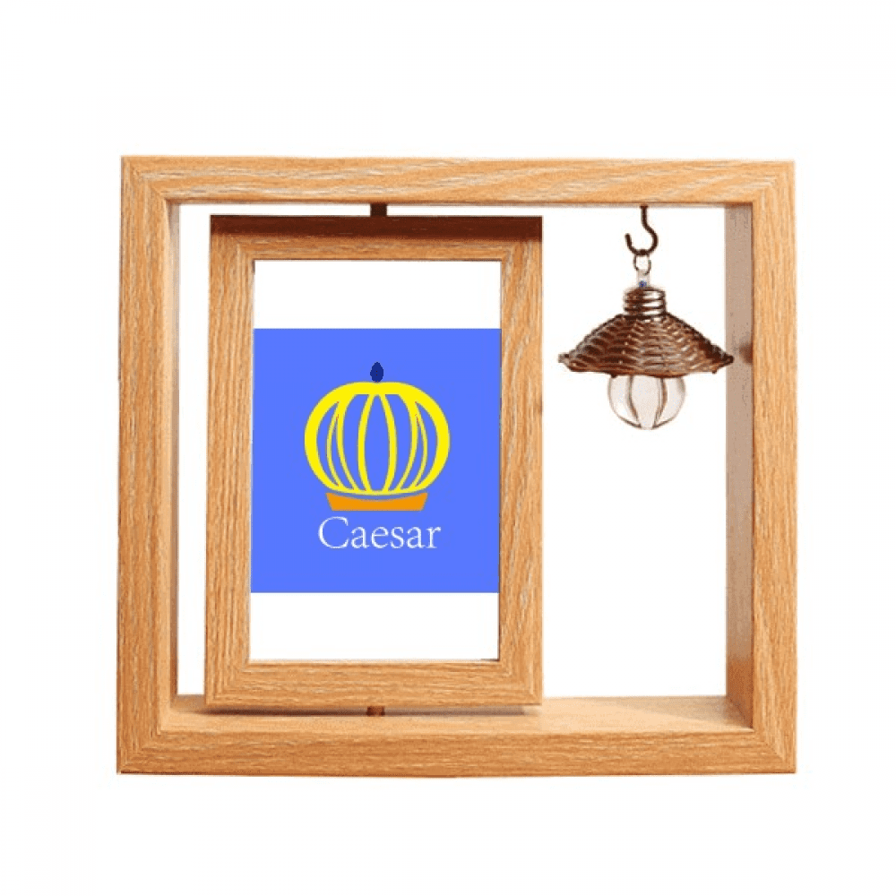 Caesar Roman Emperor Despot Tyranny Wooden Rotating Picture Photo Frame ...