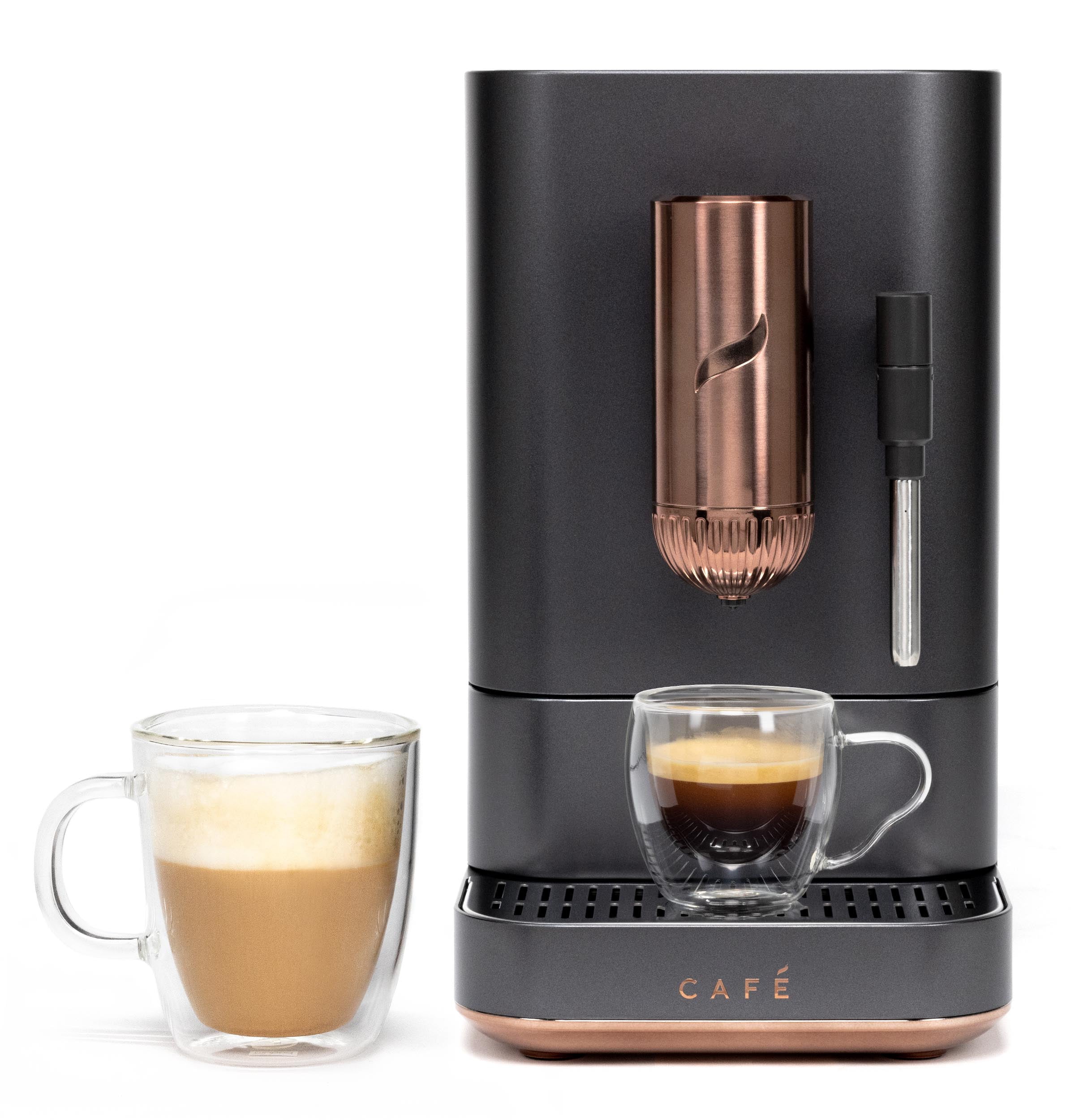 Café Affetto Auto Espresso Machine with Grinder, One-Touch Brew, Matte ...