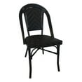 Black color Caf? Bistro Chair- Size 35H X 17 X 21 - Walmart.com