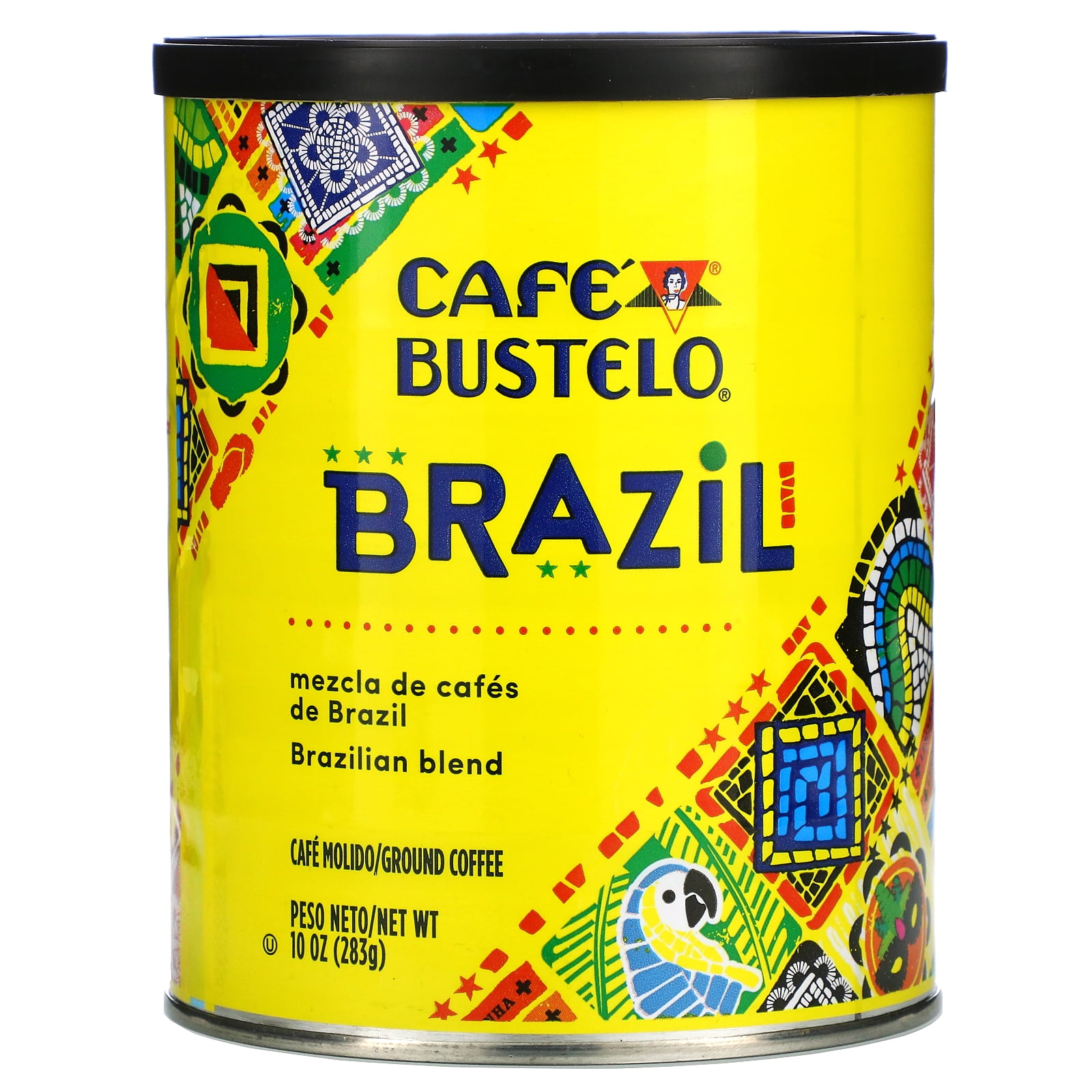 Cafe Bustelo Dark Roast Grounds, Brazilian Blend Coffee, 10 oz ...