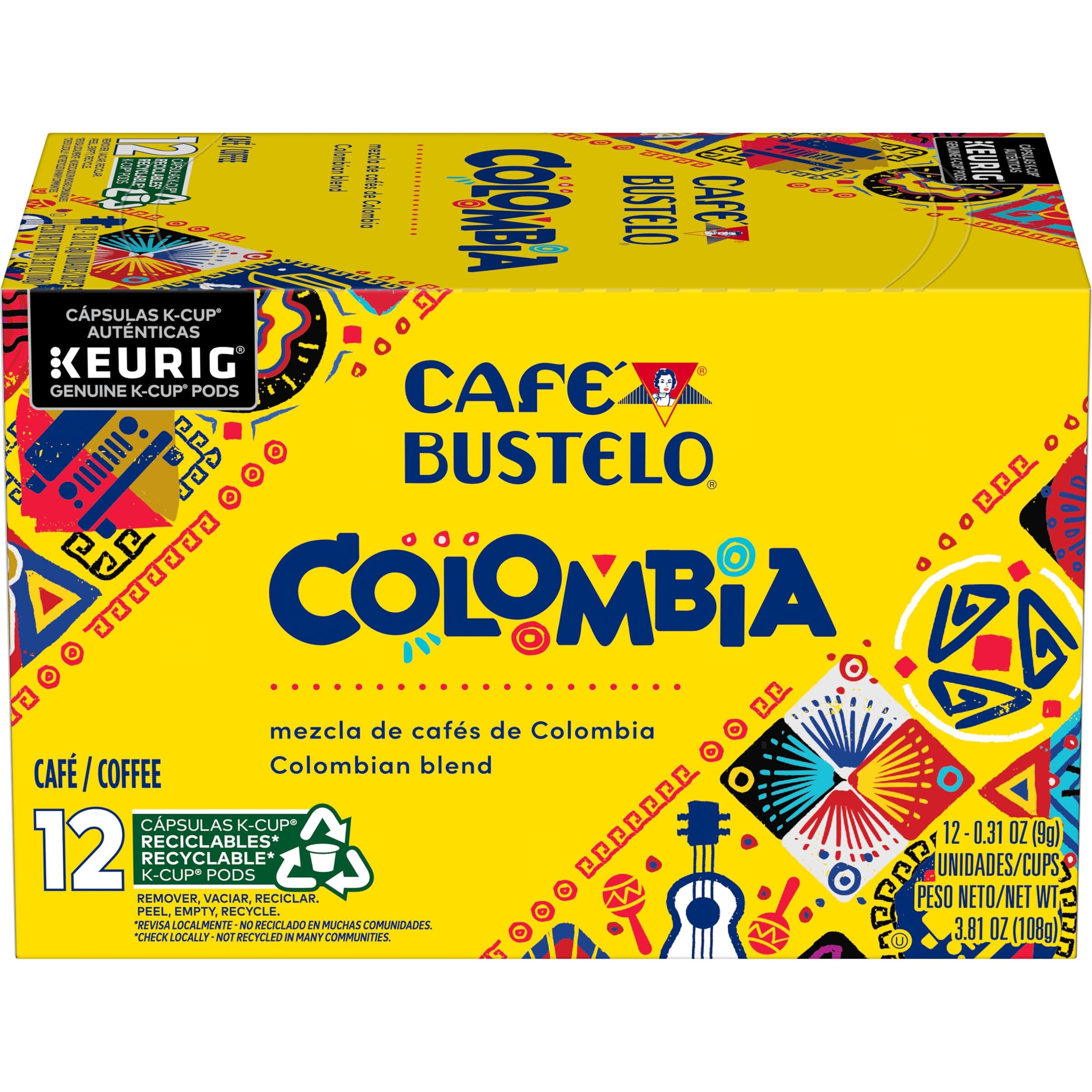 Café Bustelo Colombian Blend Coffee, 12 Keurig K-Cup Pods - Walmart.com