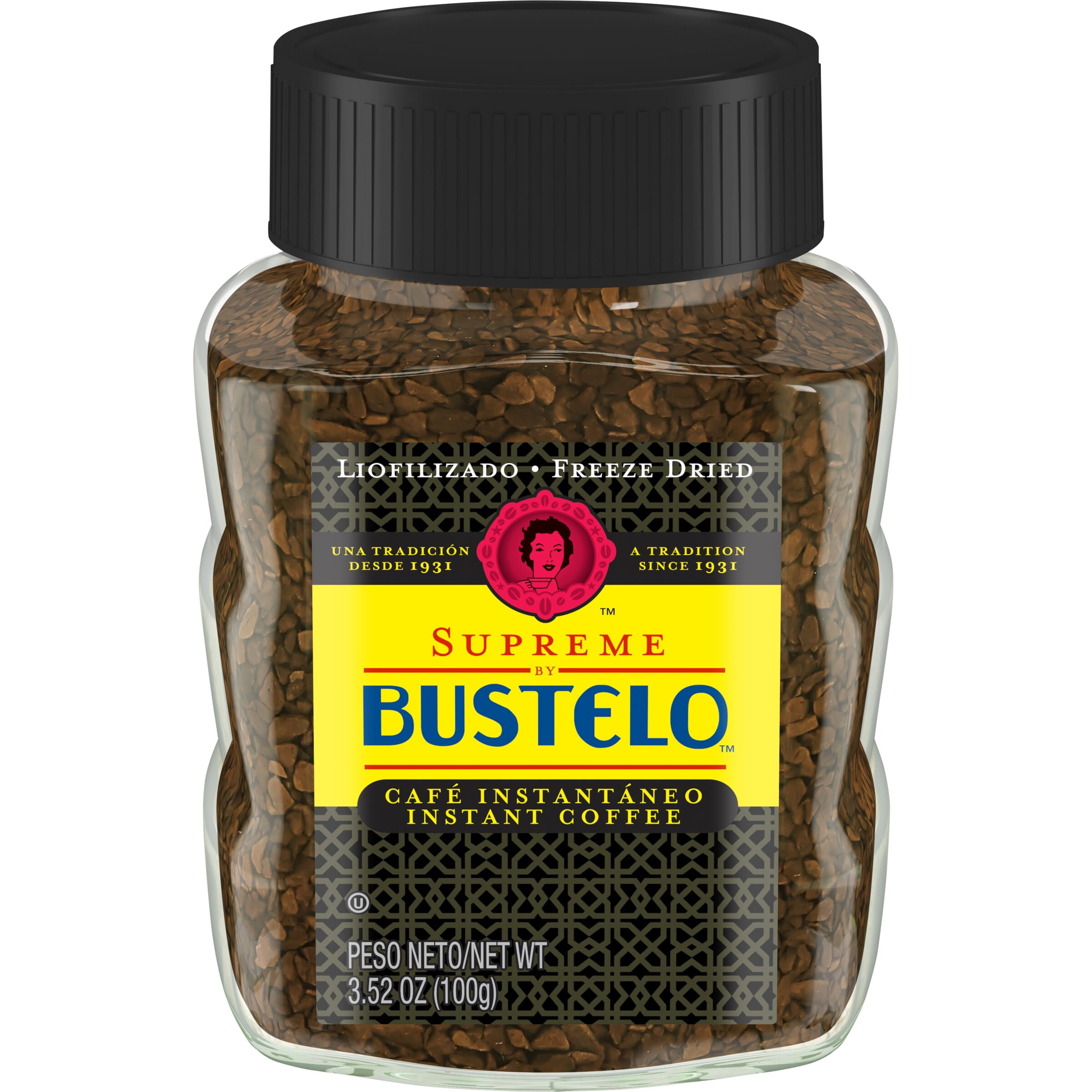 Café Bustelo Supreme by Bustelo Freeze Dried Instant Coffee - Walmart.com