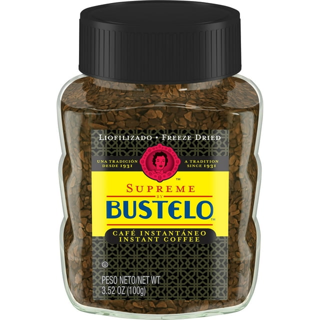 Café Bustelo Supreme by Bustelo Freeze Dried Instant Coffee - Walmart.com