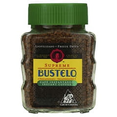 Café Bustelo, Supreme by Bustelo, Instant Coffee, Freeze Dried, Decaf ...