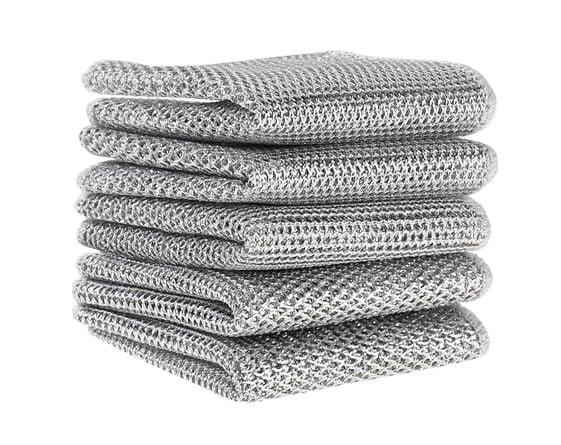 Caf Cosmetics Multipurpose Wire Dishwashing Rags for Wet and Dry ...