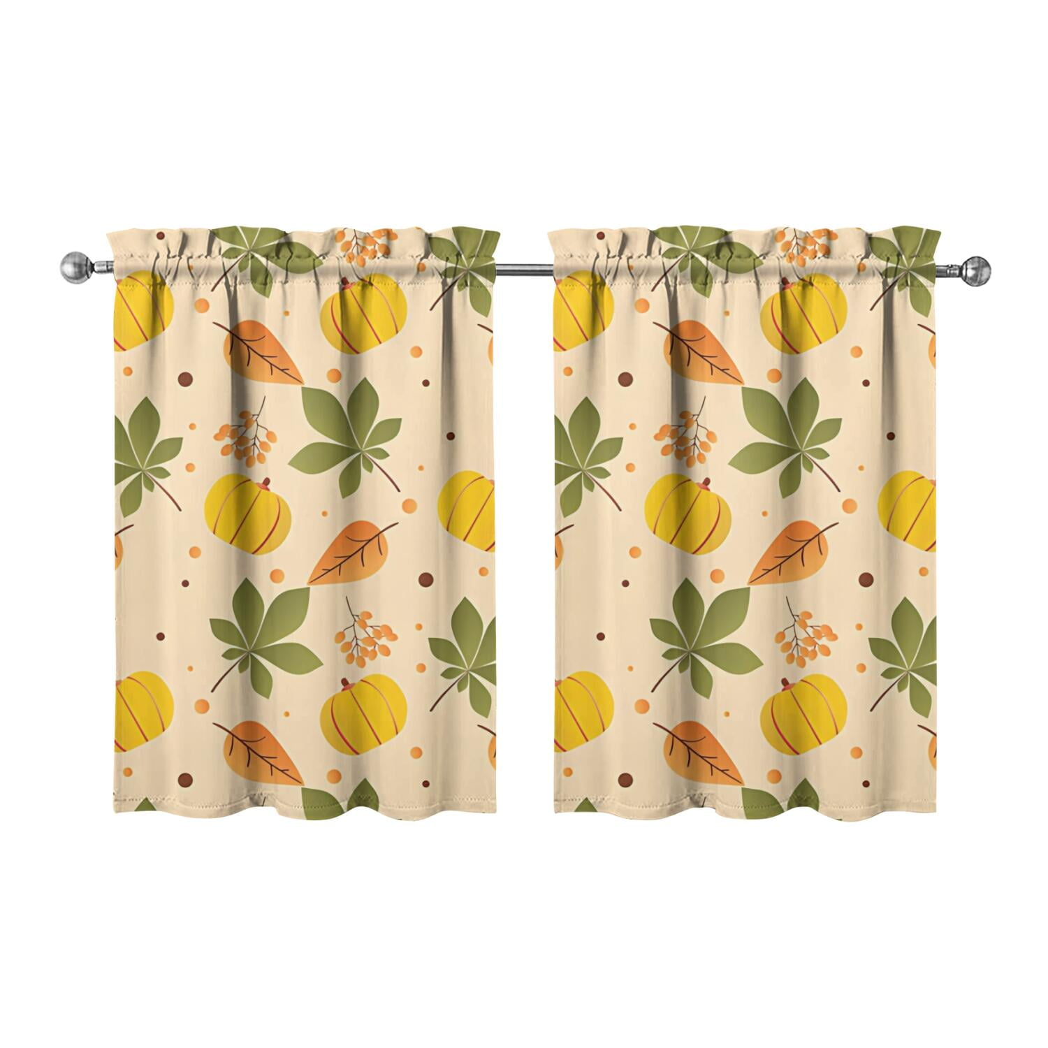 Caf Curtains Fall Festival Rustic Fall Style Thanksgiving Celebration ...