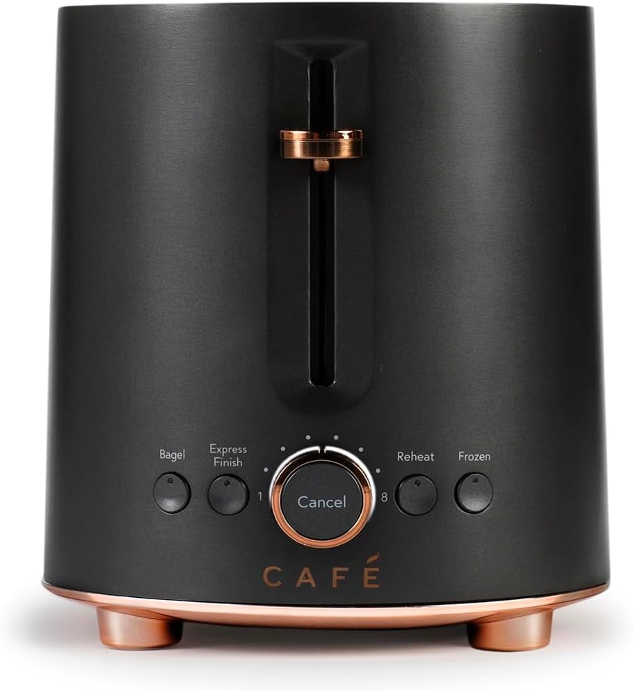 Café Express Finish 2-Slice Toaster | Extra-Wide Slots, Extra Lift for ...