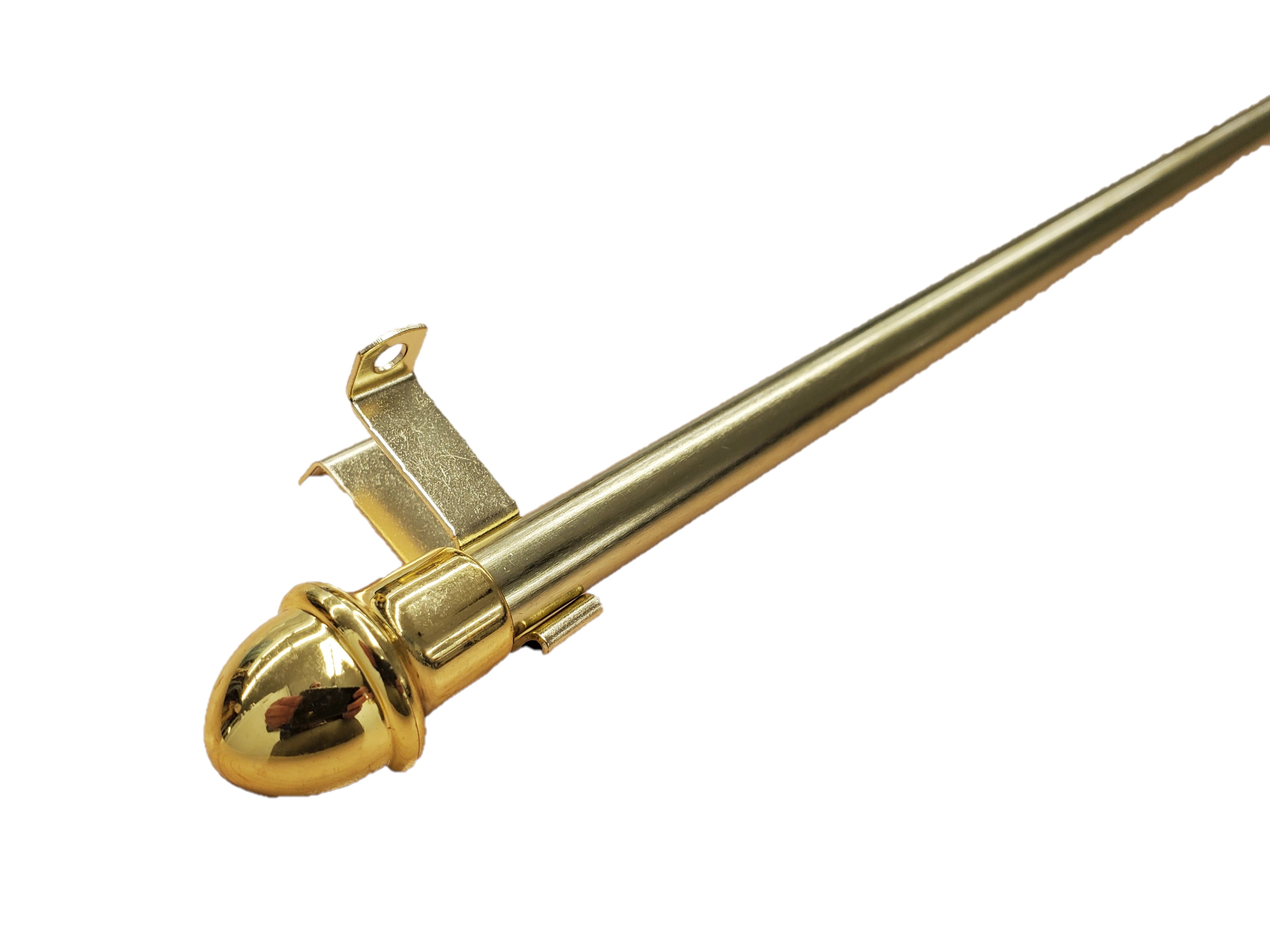 Café Rod Expands from 18 to 28 Inches 7/16 Inch Diameter Brass ...
