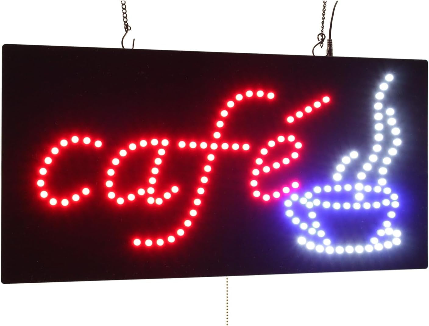 Café Sign, 24"x12", 60x30cm, TOPKING, LED, Neon, Florescent, Signage ...
