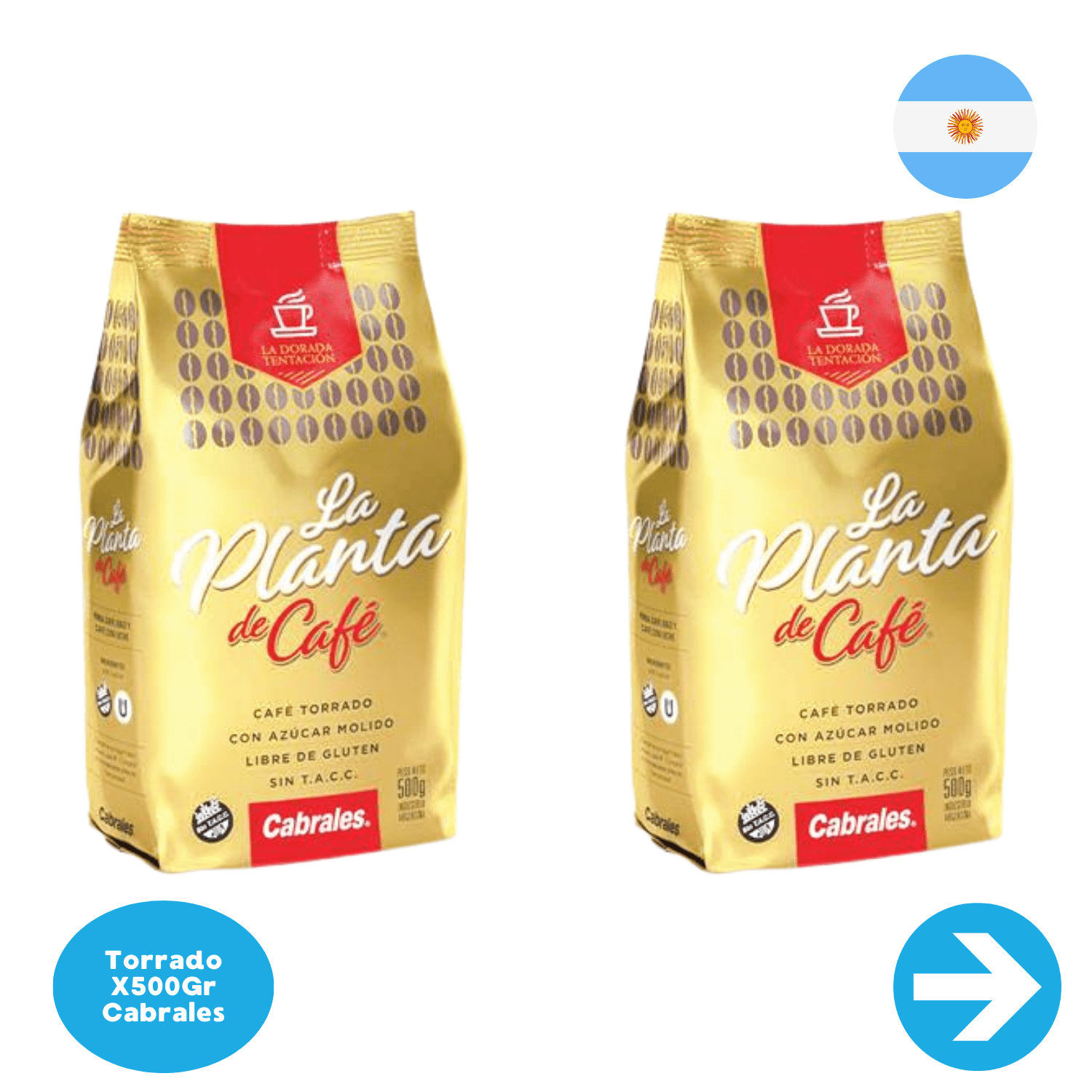 Café Torrado CABRALES La Planta De Café 500g - 2 Units - Walmart.com