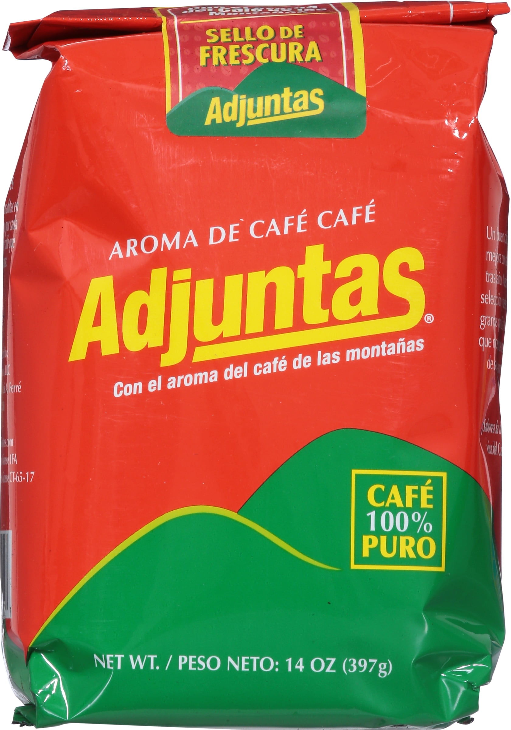 Cafe Adjuntas Mountain Dark Roast Coffee 14 oz Puerto Rican Coffee ...