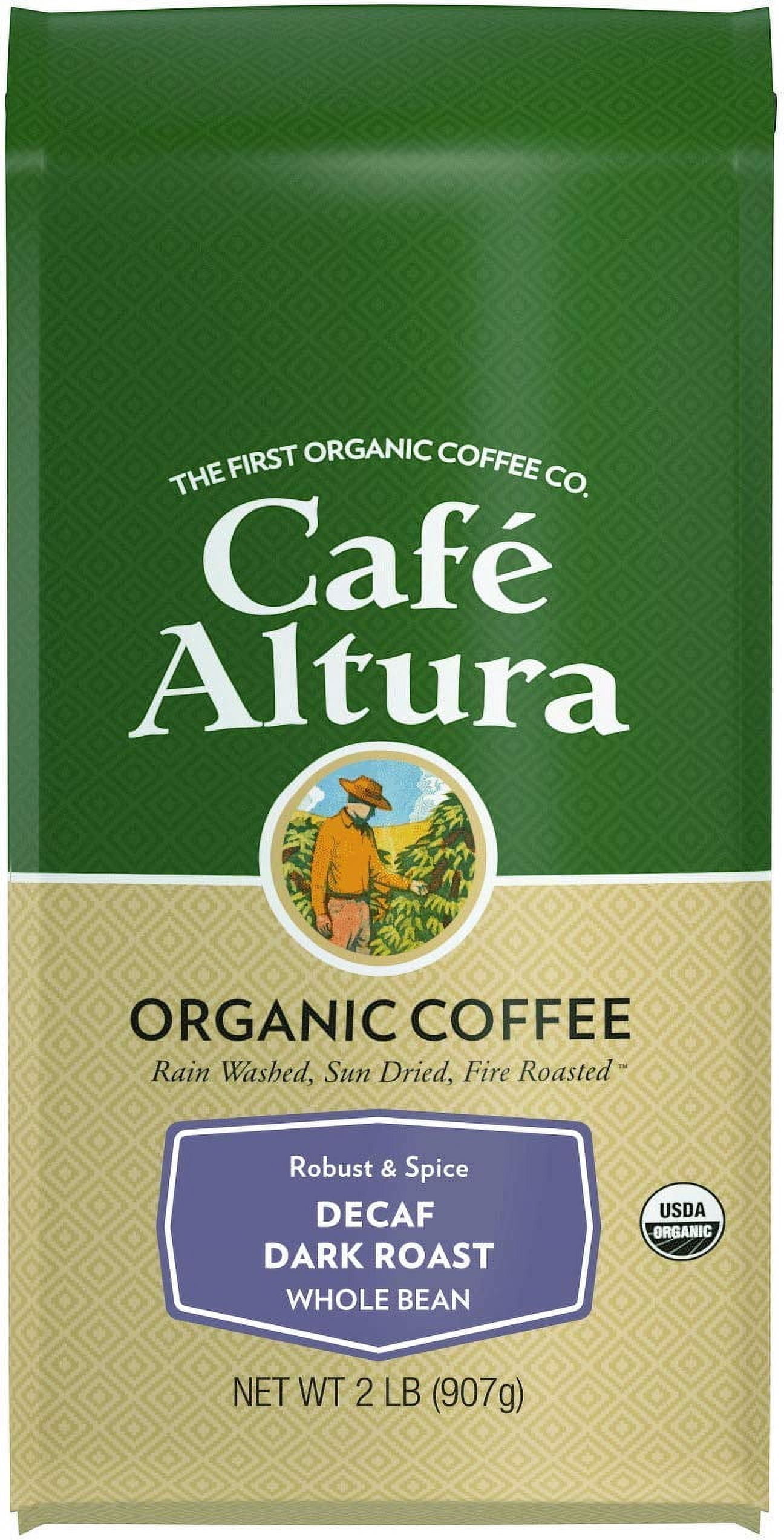 Cafe Altura Organic Dark Roast Decaf Coffee for Office - Walmart ...
