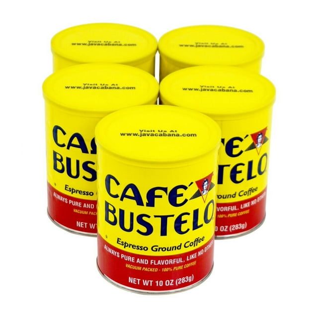 Free Shipping! Cafe Bustelo Coffee Espresso, 10-Ounce Can x 5 Pack ...