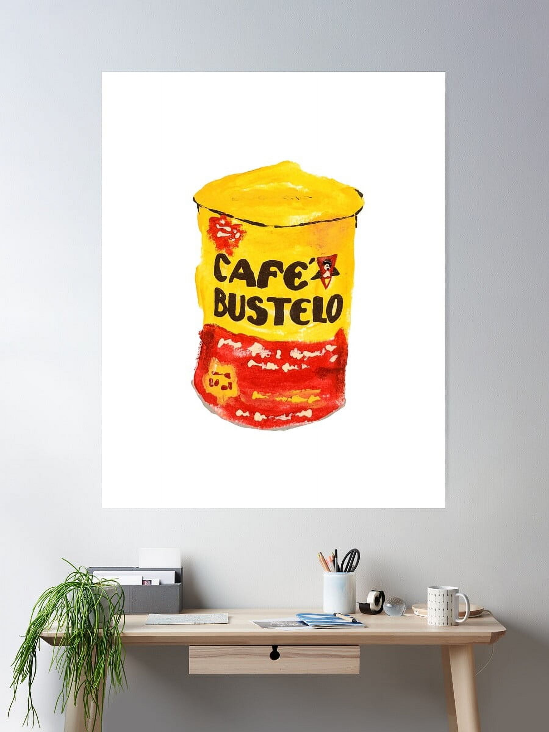 Cafe Bustelo - Cuban Coffee Abstract Art Poster Wall Art, Modern Wall ...