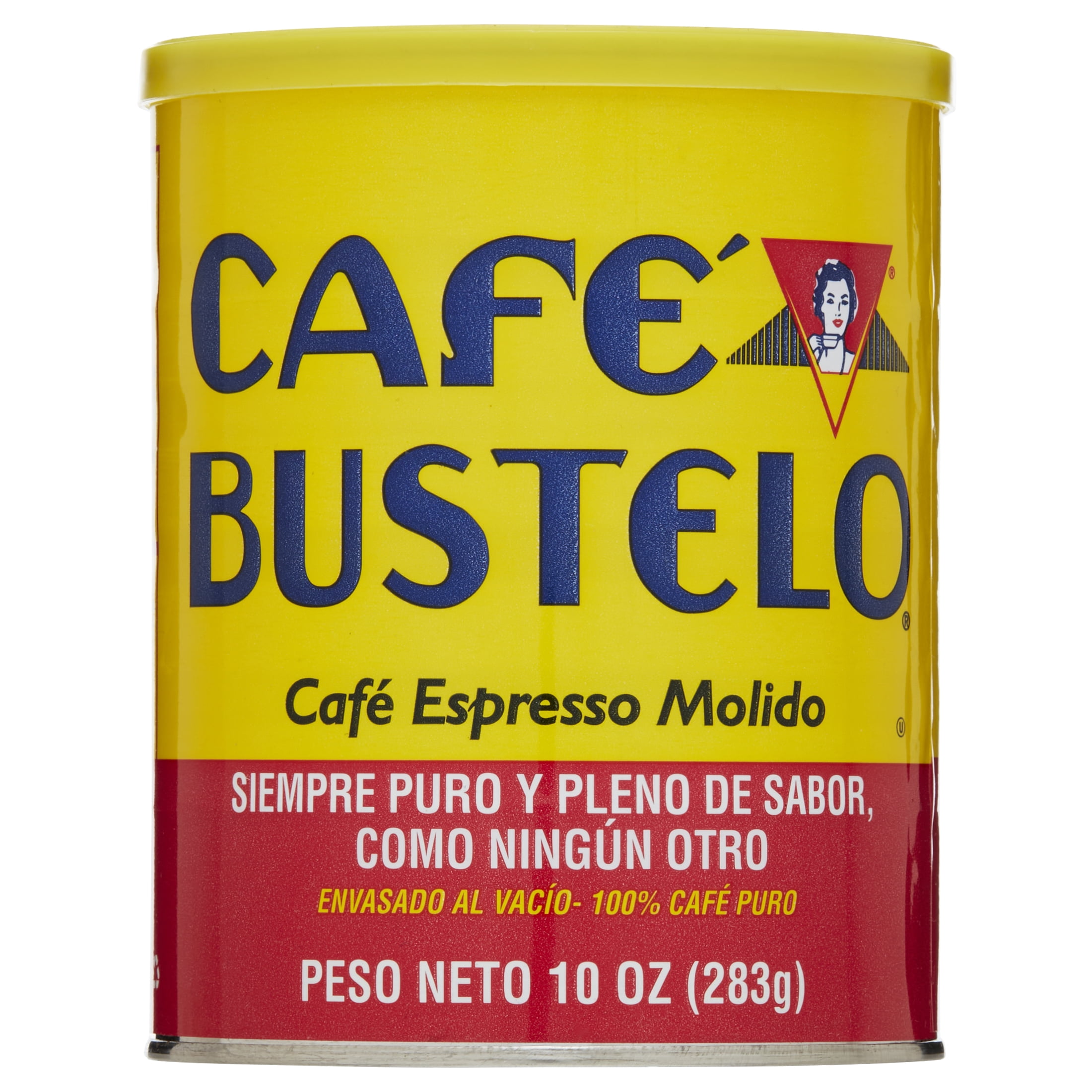 Cafe Bustelo, Espresso Style Dark Roast Ground Coffee, 10 oz. Can ...