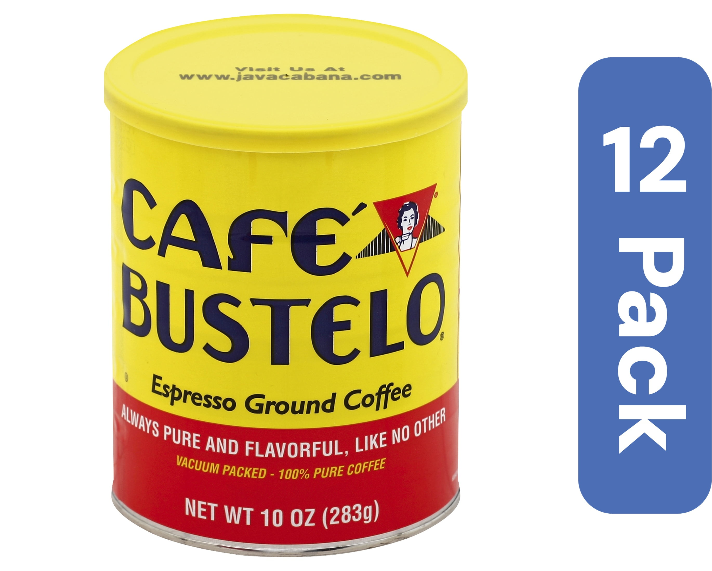 Cafe Bustelo Regular Coffee Can 10 oz (Pack of 12) - Walmart.com