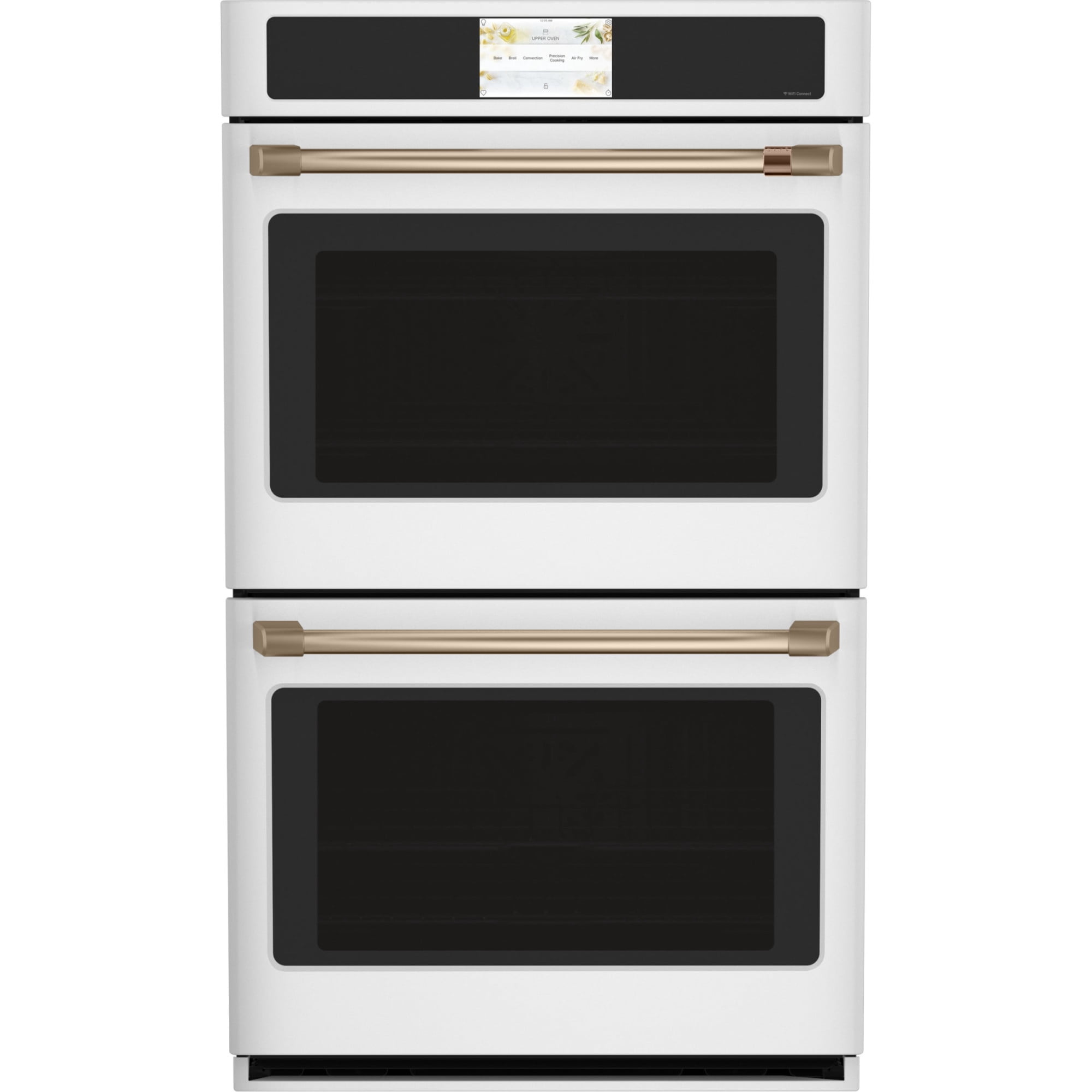 White Electric Double Wall Ovens