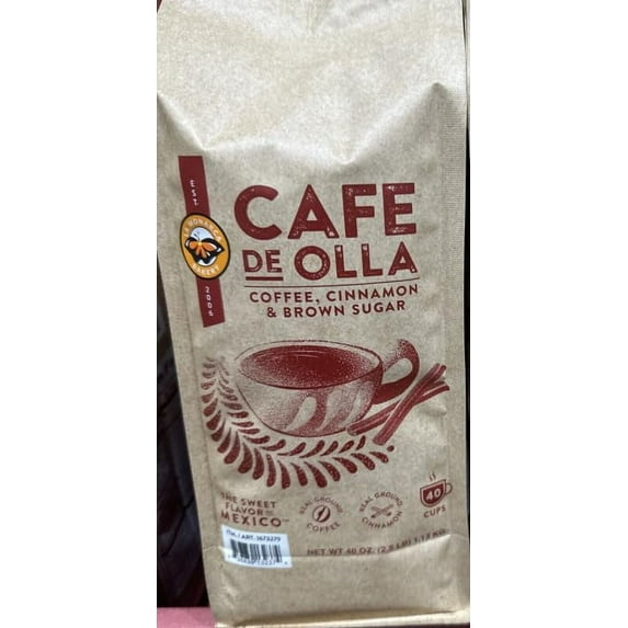 Cafe De Olla Coffee ~ 2.5lbs ~ Cinamon Brown Sugar Real Coffee Real ...