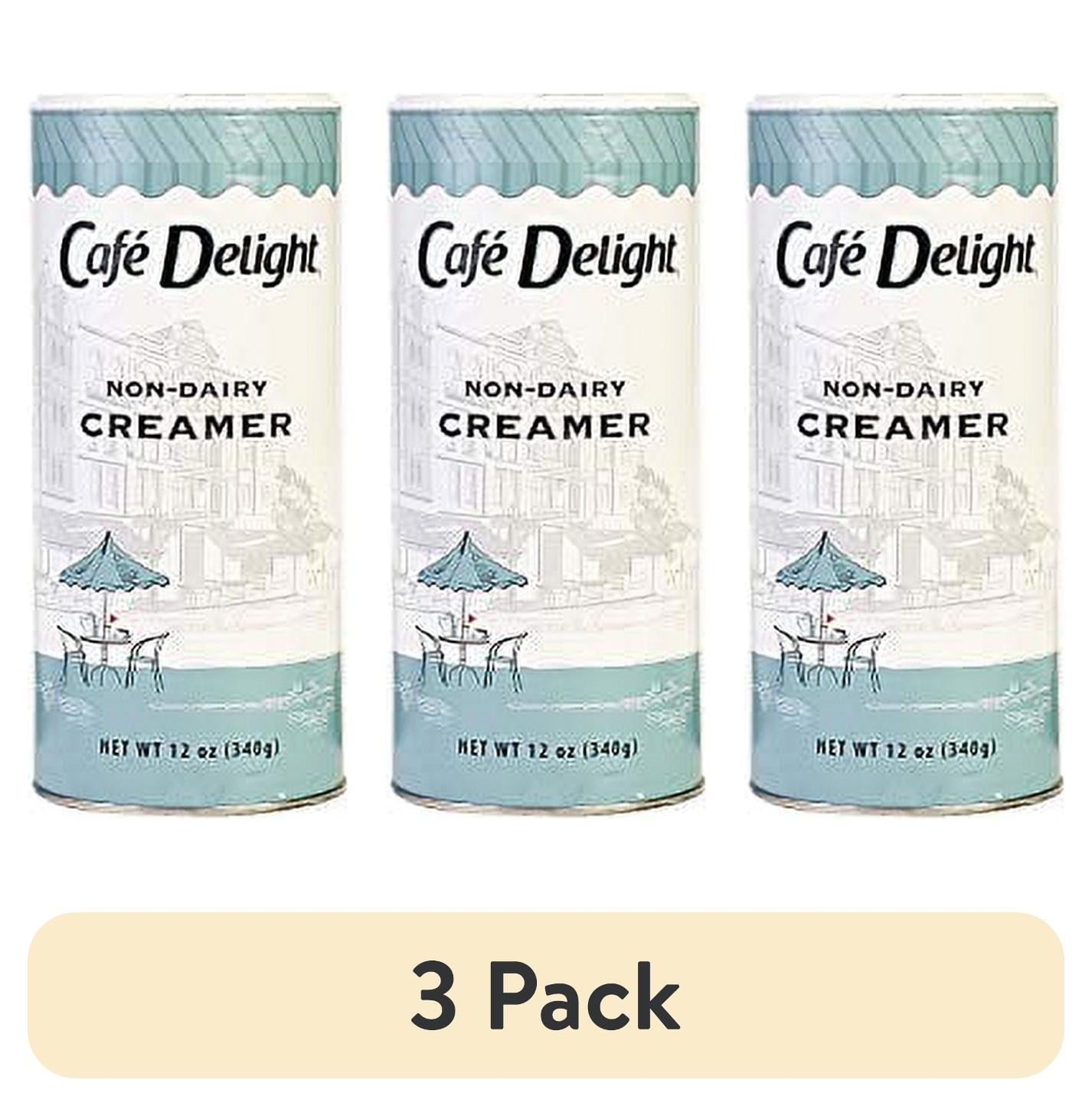 (3 pack) Cafe Delight Non-dairy Creamer Canisters, 12 oz (Pack of 6 ...