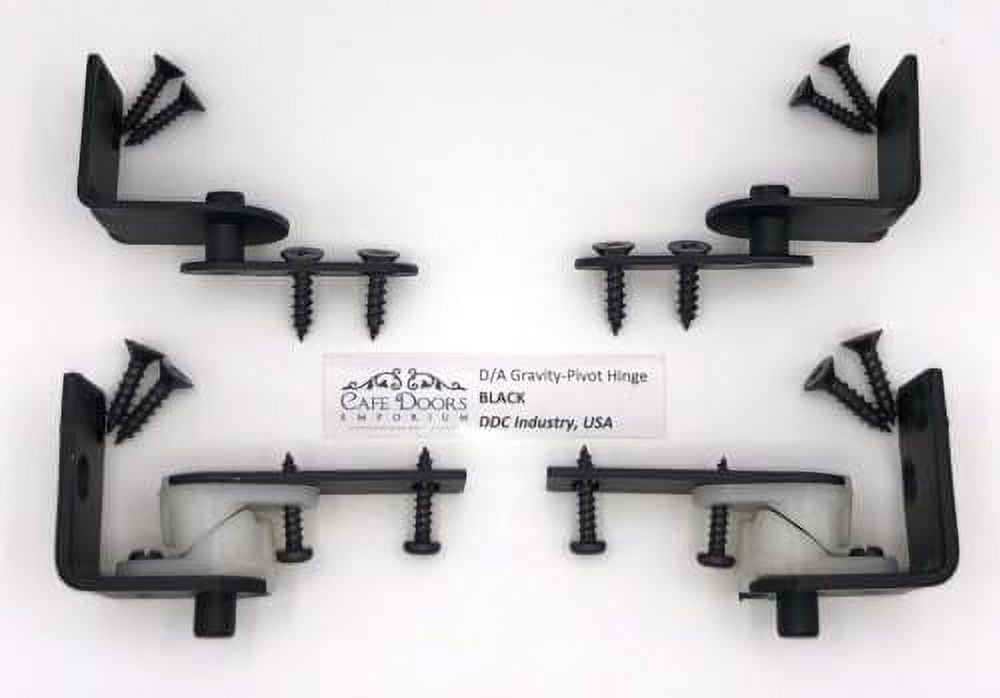 Cafe Door Hinges by Cafe Doors Emporium, Double-Acting Premium Cafe Door Gravity-Pivot Hinge ...