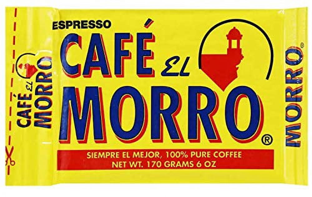 Cafe EL Morro Premium Dark Roast Espresso Coffee, Vacuum Sealed for ...