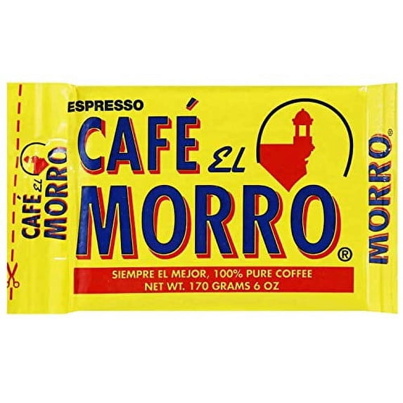 Cafe EL Morro Premium Dark Roast Espresso Coffee, Vacuum Sealed for ...