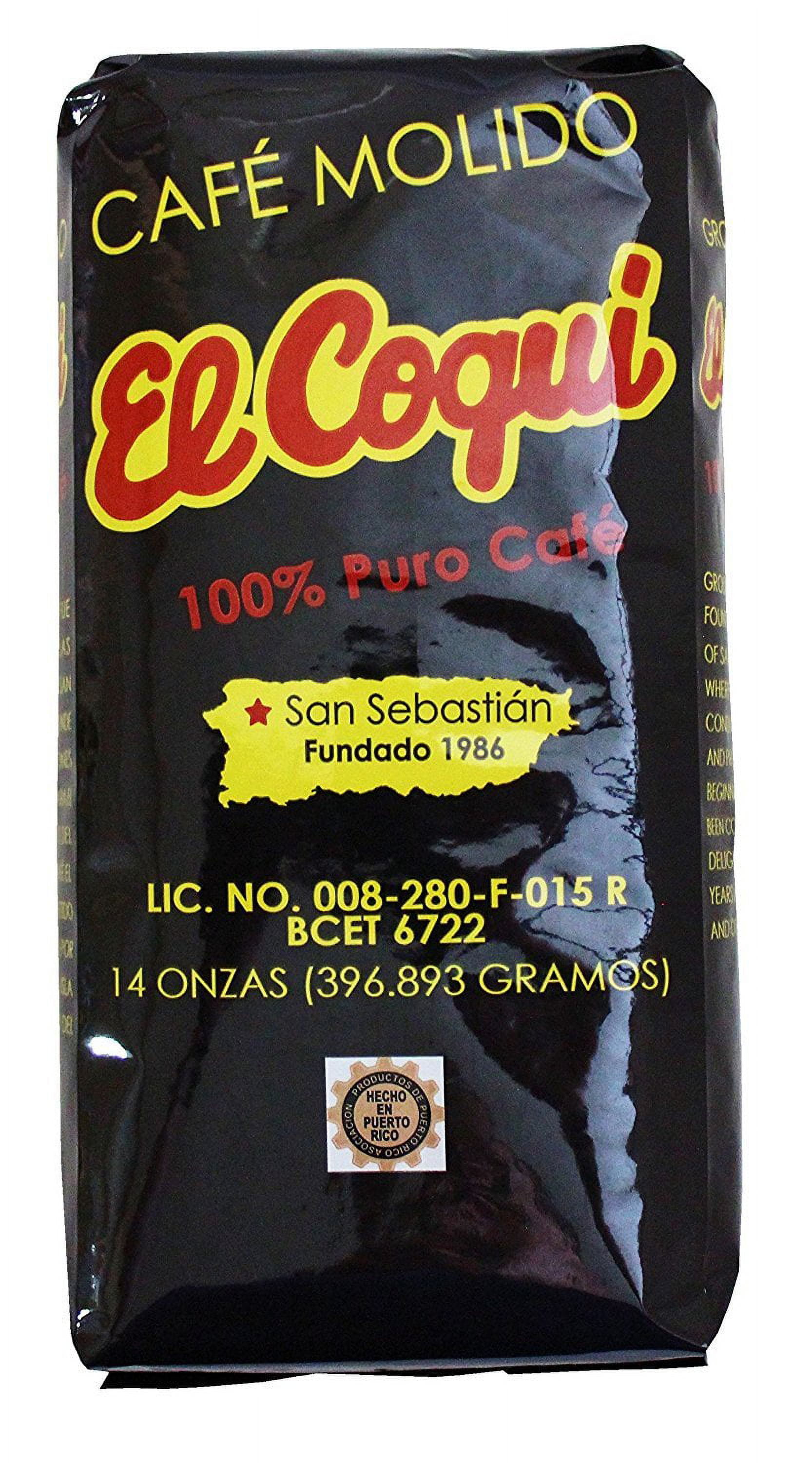 Cafe El Coqui Molido Coffee 14 Ounce Bag - Walmart.com