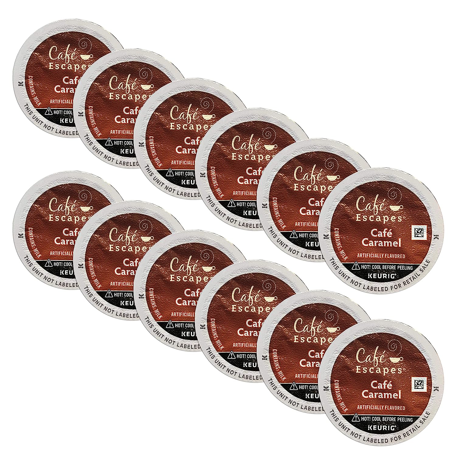 Cafe Escapes Keurig Brewed Cafe Caramel K-Cup Packs - 12 Count ...