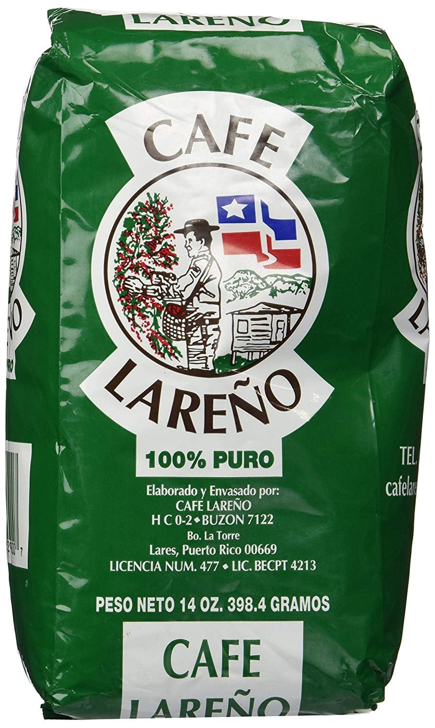 Cafe Lareno Molido, 14oz /Cafe Lareno Ground Coffee, 14 Oz Bag ...