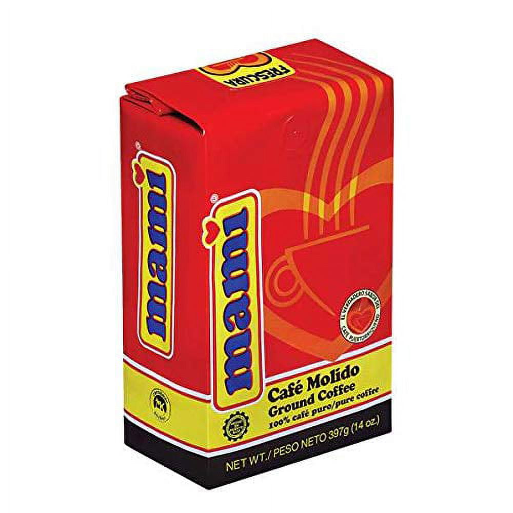Cafe Mami 14 oz, 100% Puerto Rican Ground Coffee - Walmart.com