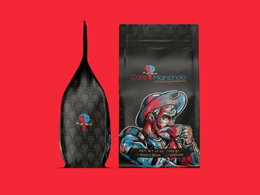 Cafe Manchao Arabica Puerto Rican Coffee Medium Roast 10oz Caffeine ...