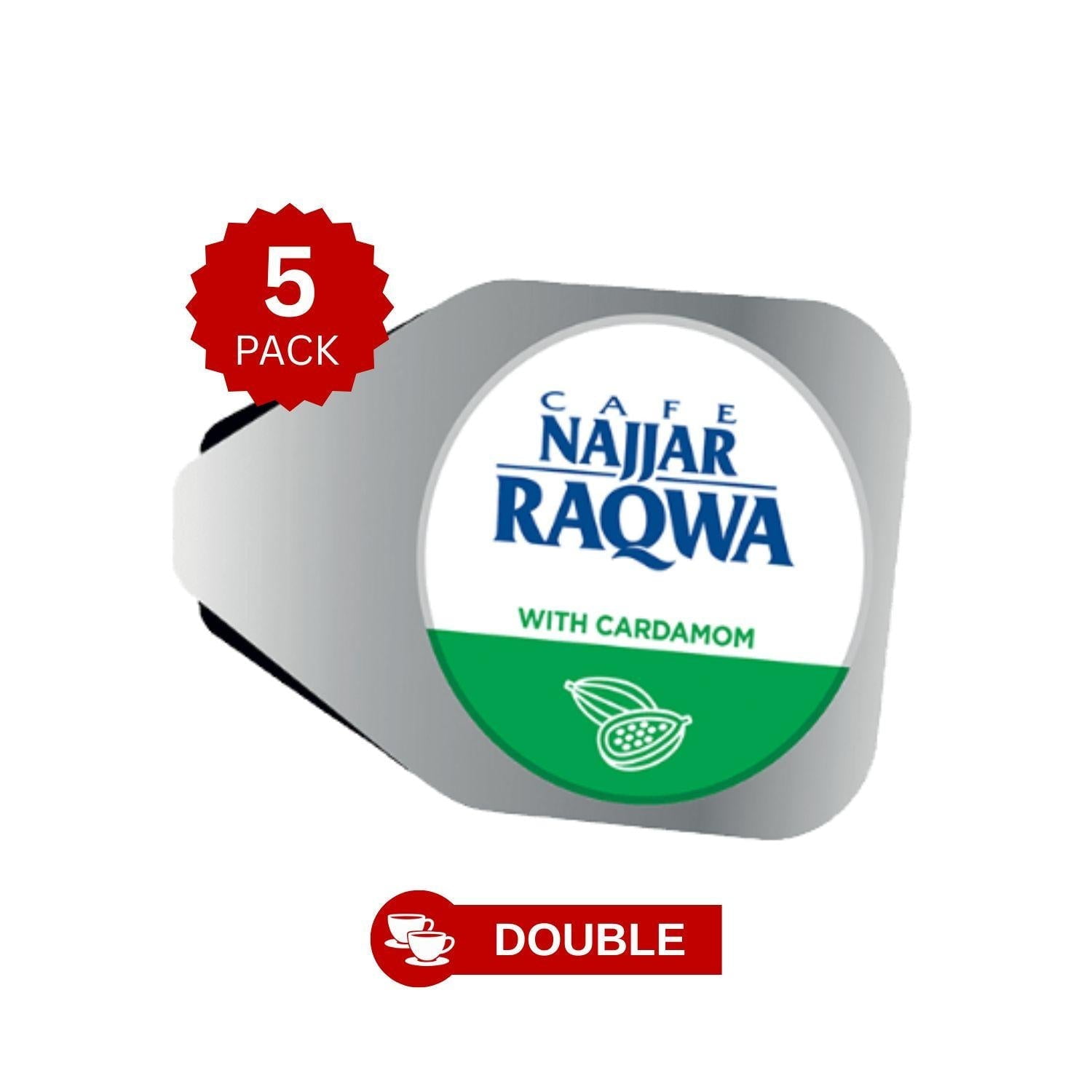 Cafe Najjar Raqwa Cardamom Coffee Capsules – Double Cup | Authentic ...