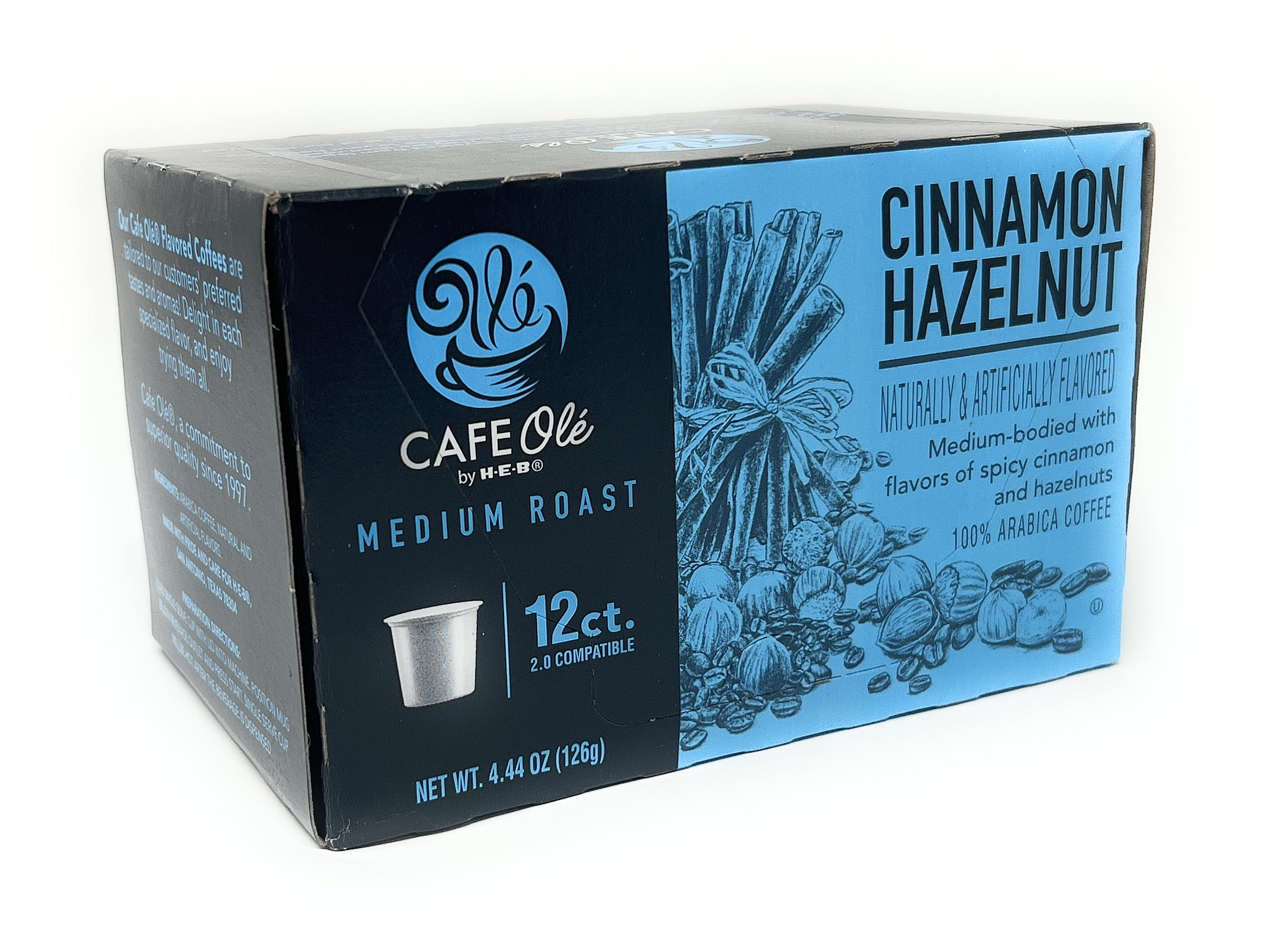 Cafe Ole Cinnamon Hazelnut Medium Roast K-Cups 12 count - 1 box ...