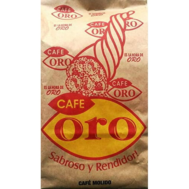 Cafe Oro Medium Roast Ground Coffee From Honduras, 16 oz, Caffeinated ...