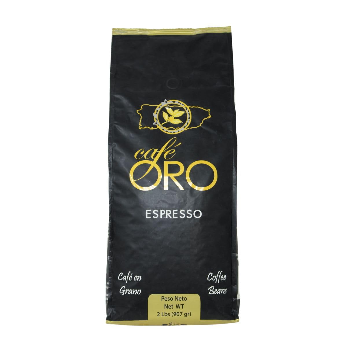 Cafe Oro Espresso Roasted Coffee Beans- Puerto Rican Coffee (2 pounds ...
