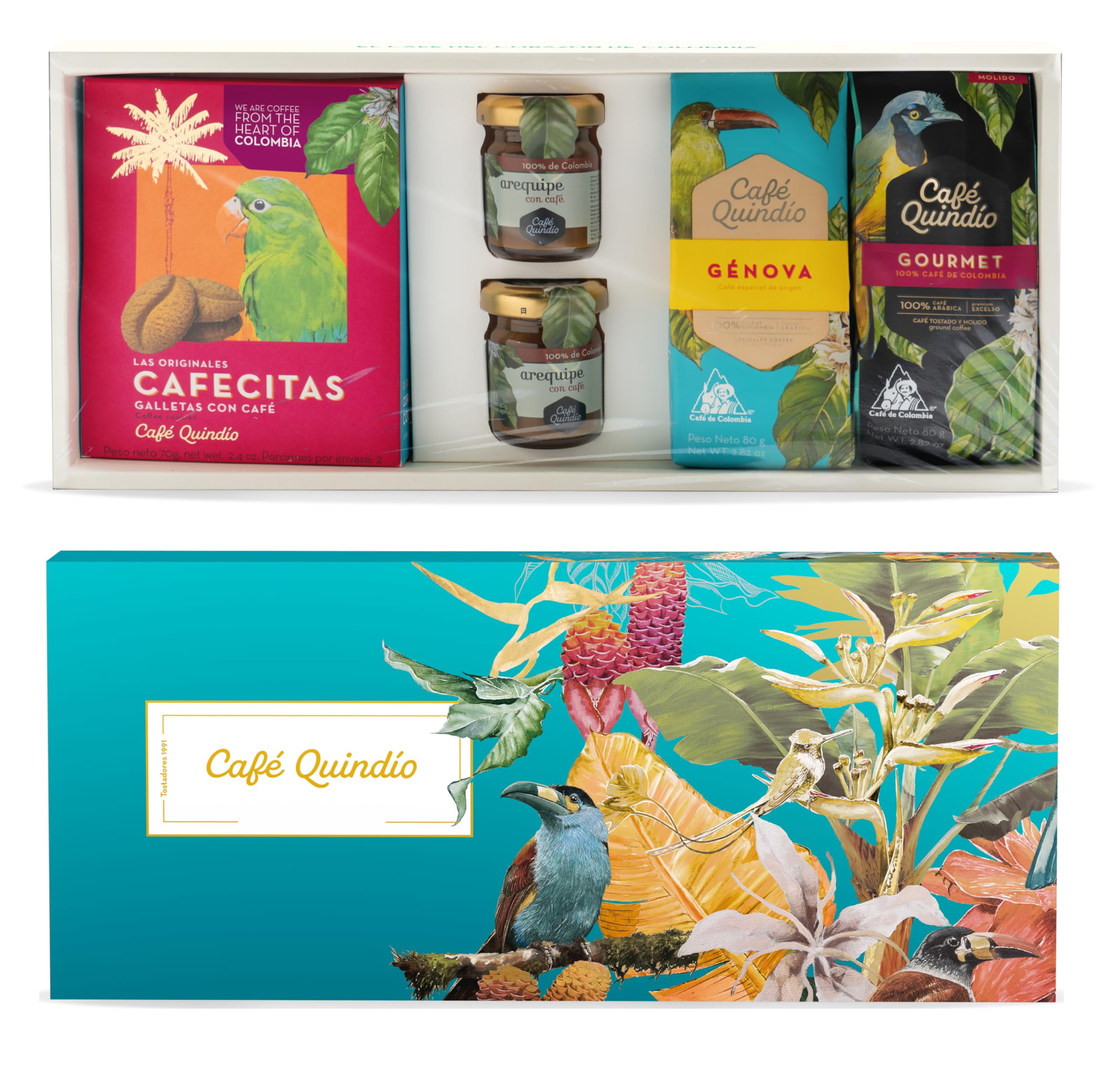 Cafe Quindio Barranquero Gift DEF29 Set - The Best Assortment of Coffee ...