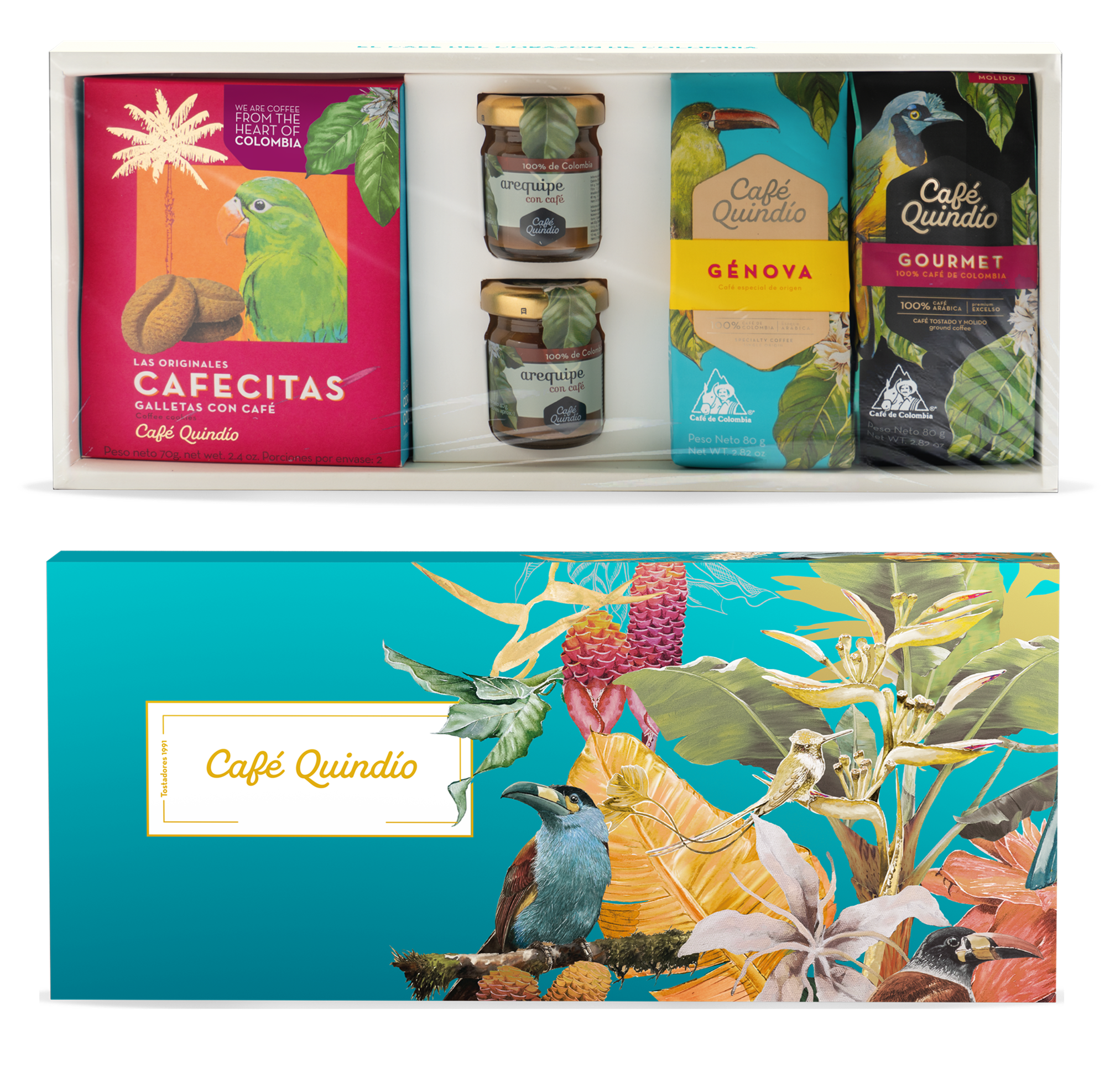 Cafe Quindio Barranquero Gift Set - The Best Assortment of Coffee ...