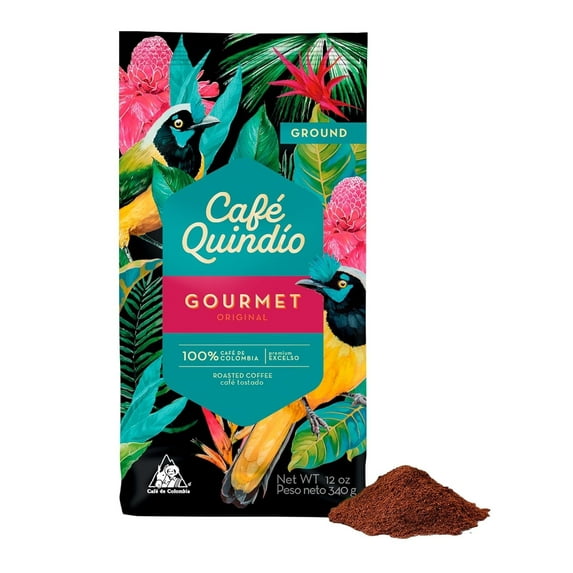 Cafe Quindio Gourmet Original - Medium Roast 100% Colombian Excelso ...