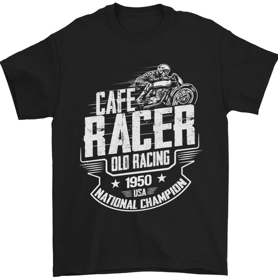 Cafe Racer Old Racing Biker Motorcycle Mens T-Shirt - Walmart.com