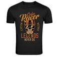 Cafe Racer Skull Helmet Custom Motors Legends Never Die T-Shirt ...