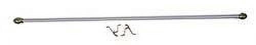Levolor 13311 Traditional Cafe Rod, 28" to 48", White - Walmart.com