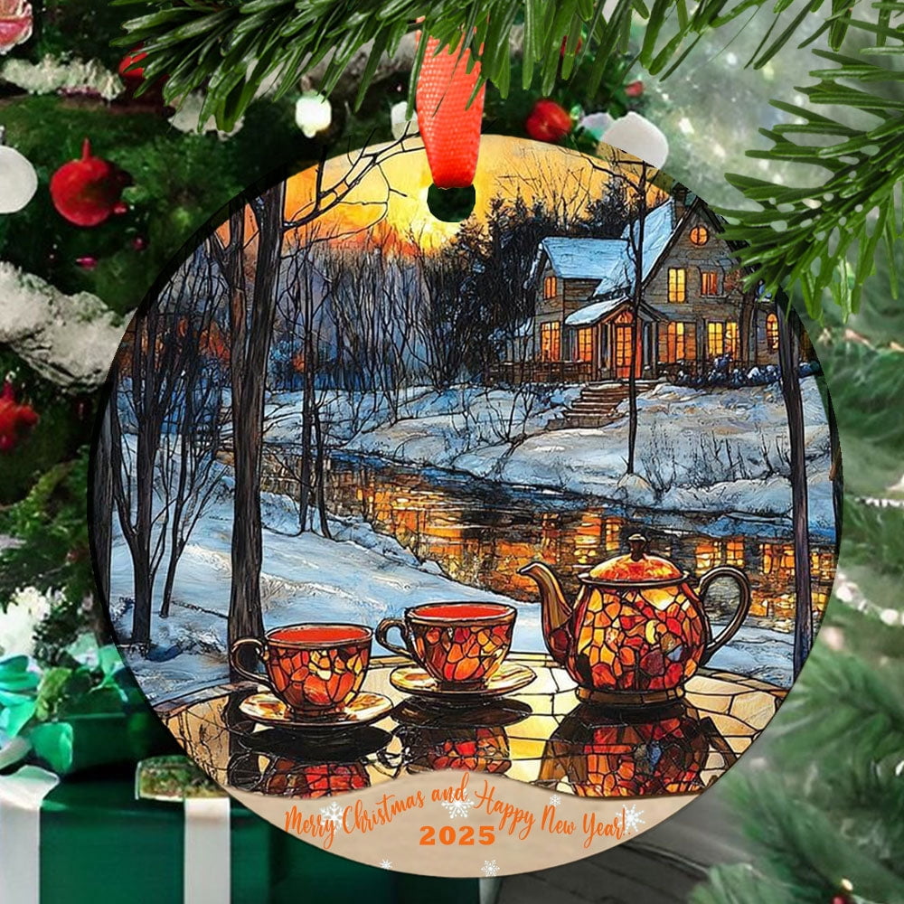 Cafe Scenery 6 Christmas Ornament, Christmas Decoration Gift, Special ...