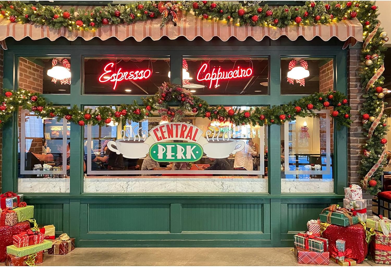 Cafe Shop Backdrop Central Perk Pub Cafe Photography Background Friends ...