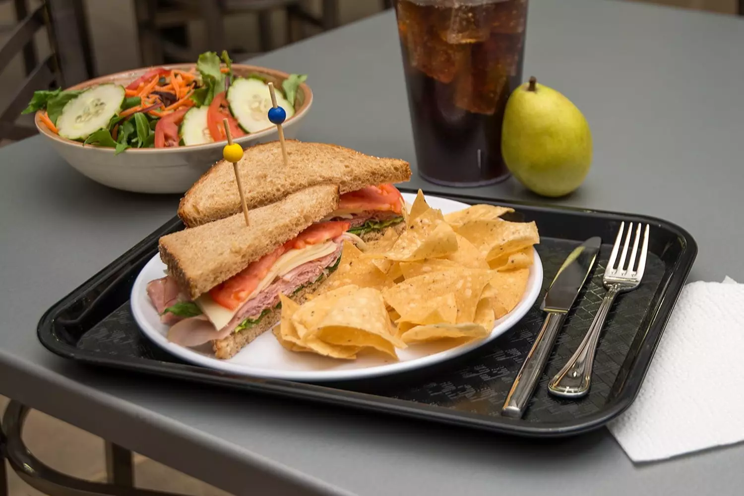 Cafe Standard Plastic Cafeteria/Fast Food Tray,Bpa Free - 14" X 10 ...