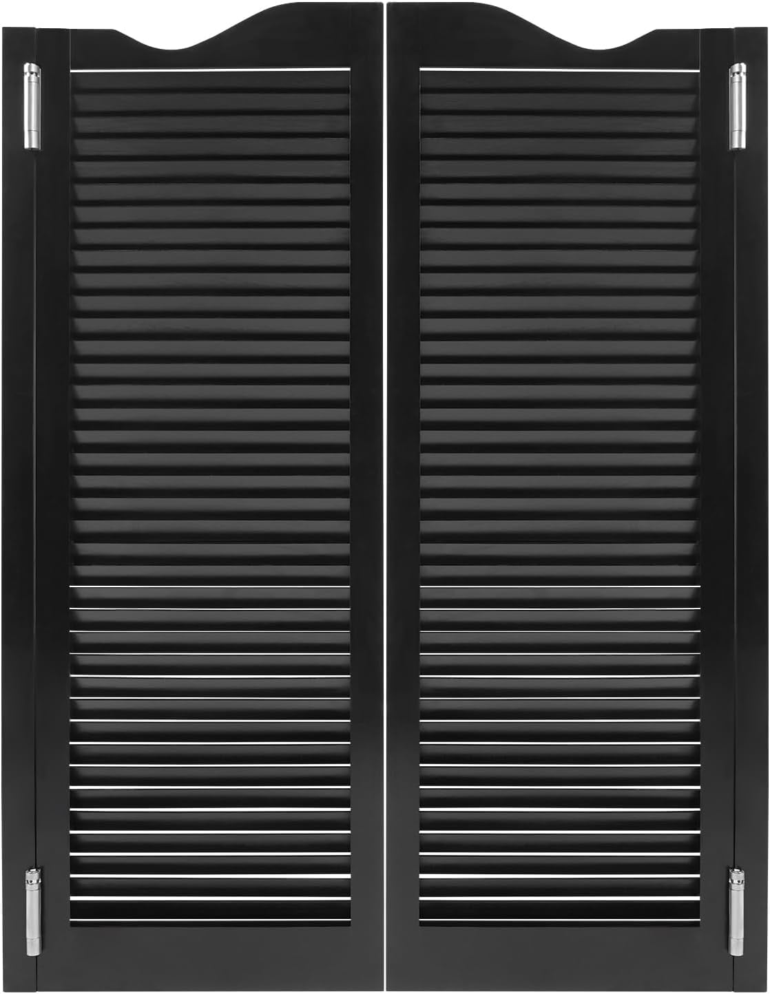 Cafe Swinging Doors Wood Saloon Doors, 36" x 48" Modern Swinging 2-Half ...