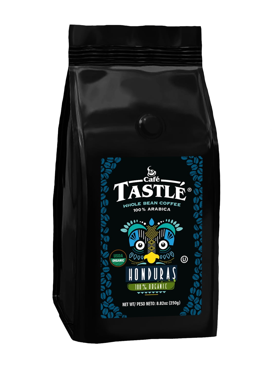 Cafe Tastle Honduras Organic Medium-Dark Roast 100% Arabica Whole Bean ...